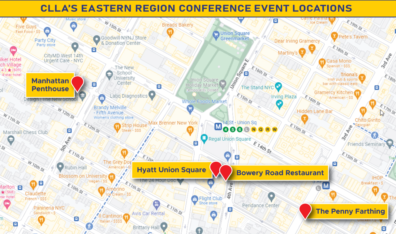 Important Info Eastern 2022 | CLLA National Convention